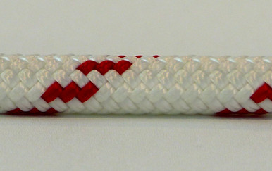 12mm double braid polyester for running rigging - sailboat lines.