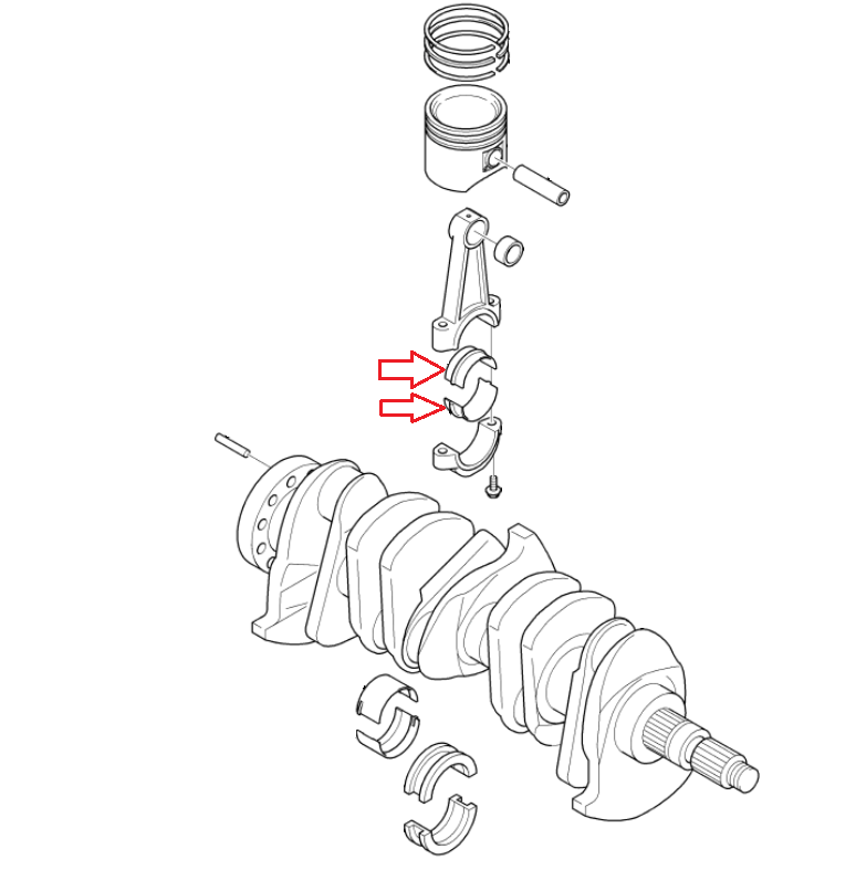 Con rod Bearing SET GLYCO - Focus On Performance
