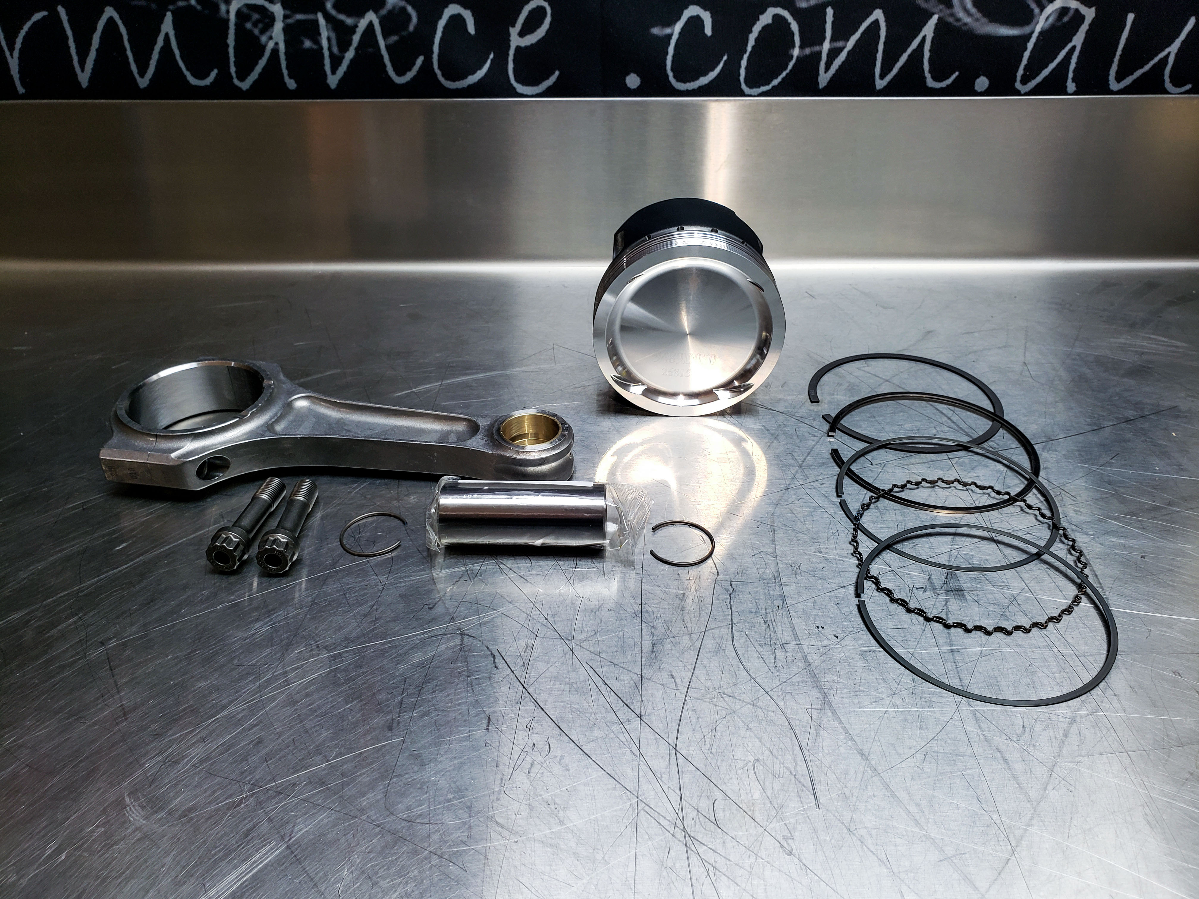 XR5/RS mk2 Forged Piston & A- Beam Rod Set 8.5:1 CR 0.5mm oversized ...