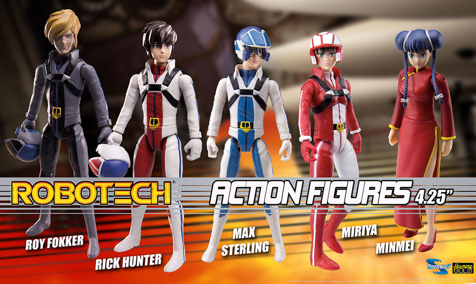 Robotech Poseable Action Figures (Set of 5) - Toynami Inc