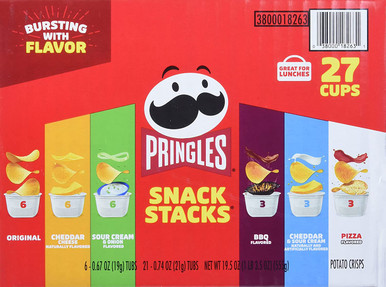 Pringles Potato Crisps Chips, Lunch Snacks, Office and Kids Snacks ...