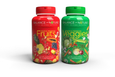 Balance of Nature Fruits and Veggies - Whole Food Supplement with ...