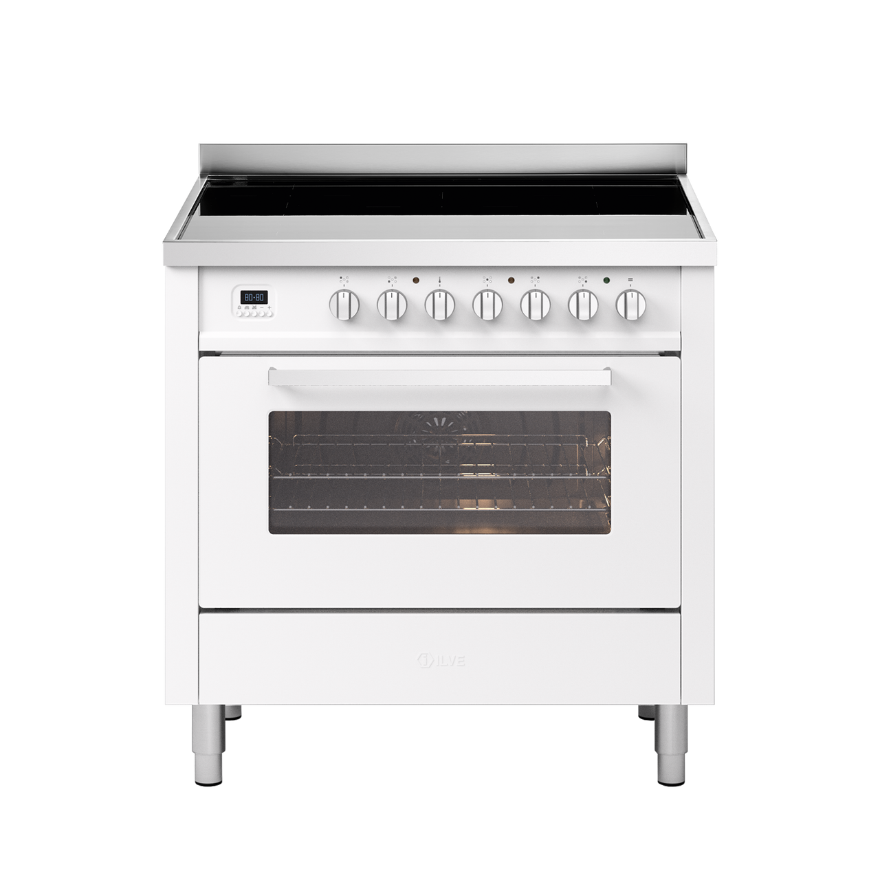 Ilve 90cm Pro-Line Induction Freestanding Cooker - LBI09WM3+ COLOUR ...