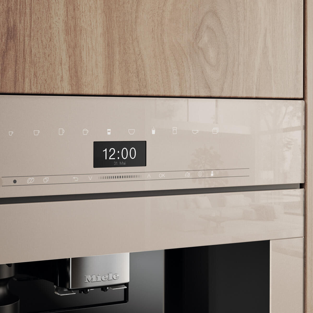 Miele VitroLine Built-In Coffee Machine With CupSensor - CVA7440PEBE ...