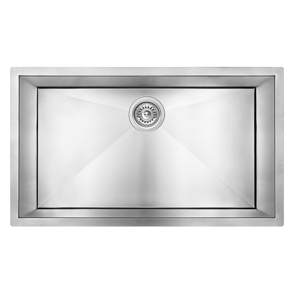 Abey Piazza 770mm Square Single Bowl Sink - CR720 - Berloni Appliances