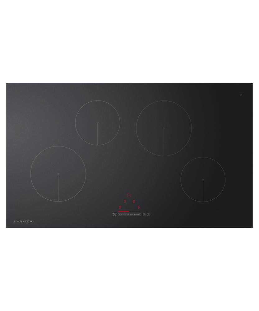 Fisher & Paykel 90cm Black Glass Induction Cooktop - CI904CTB1 ...