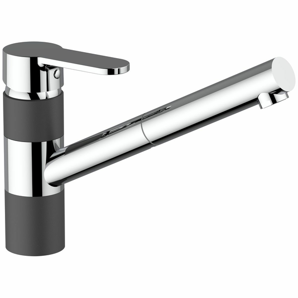 Armando Vicario Isa Pull-Out Tap - Chrome/Onyx Black - 400710B ...