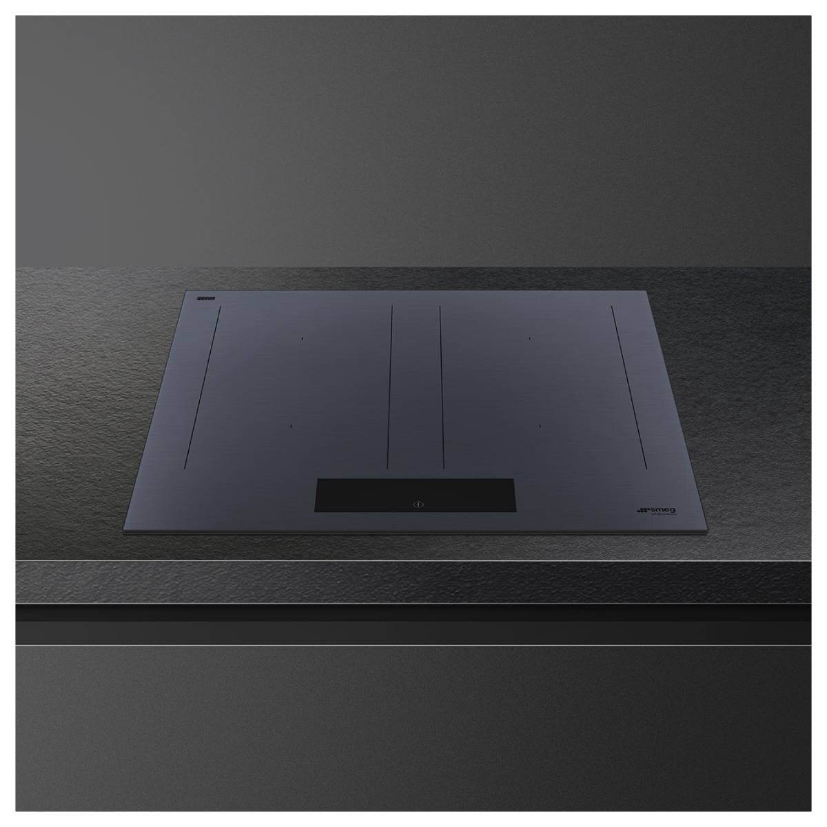 Smeg 60cm Linea Grey Induction Cooktop - SIM1644DG - Berloni Appliances