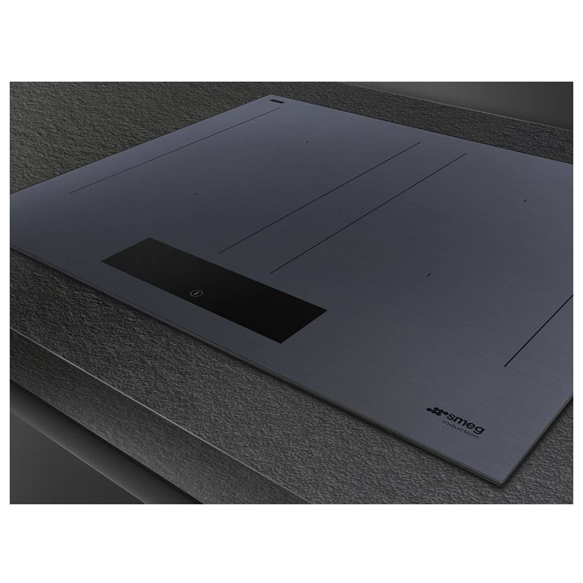 Smeg 60cm Linea Grey Induction Cooktop - SIM1644DG - Berloni Appliances