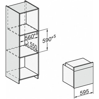 Miele 60cm Pureline Clean Steel Pyrolytic Oven - 9 Functions - H7260BP ...