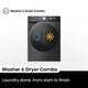 Hisense 10kg/6kg Charcoal Black Front Load Washer-Dryer Combo - Series ...
