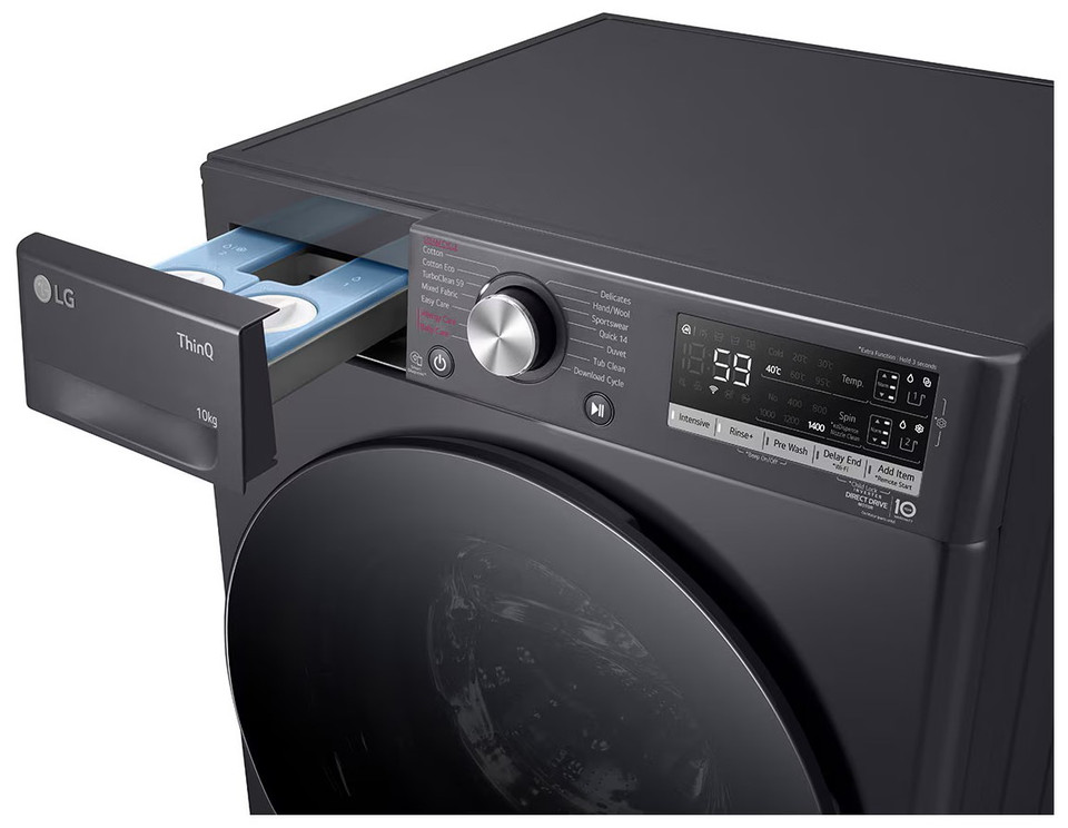 LG 10kg Grey Front Loader Washer With EzDispense - Series 6 - WV6-1410G ...
