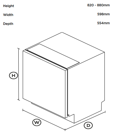 FISHER & PAYKEL FULLY INTEGRATED DISHWASHER - SERIES 7 - DW60U4I2