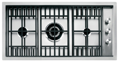 Barazza 90cm Lab Flushmount Gas Cooktop - LABH900-3 - Berloni Appliances