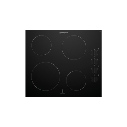 Westinghouse 60cm Black Ceramic 4 Zone Cooktop - WHC642BC - Berloni ...