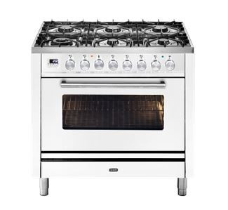 Ilve 90cm Professional Plus Dual Fuel Freestanding Oven - 5 Burner ...