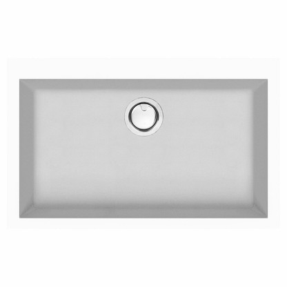 Artusi 720mm White Granitek Single Bowl Sink - AGS791W - Berloni Appliances