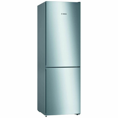 BOSCH 324L STAINLESS STEEL BOTTOM MOUNT FREESTANDING FRIDGE - SERIES 4 ...