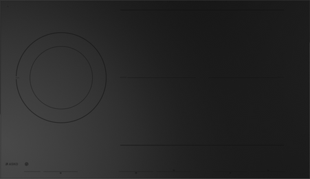 ASKO 90CM CELSIUS°COOKING™ MATT BLACK INDUCTION COOKTOP - HID925MC