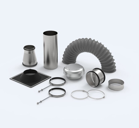AERO 150MM METAL ROOF DUCTING KIT - ADK.150MET