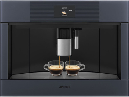 Smeg 45cm Linea Built-in Coffee Machine - Neptune Grey - CMS4104G ...