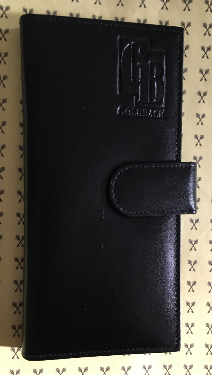 Goldback Leather Wallet (Black) - Gold is Back
