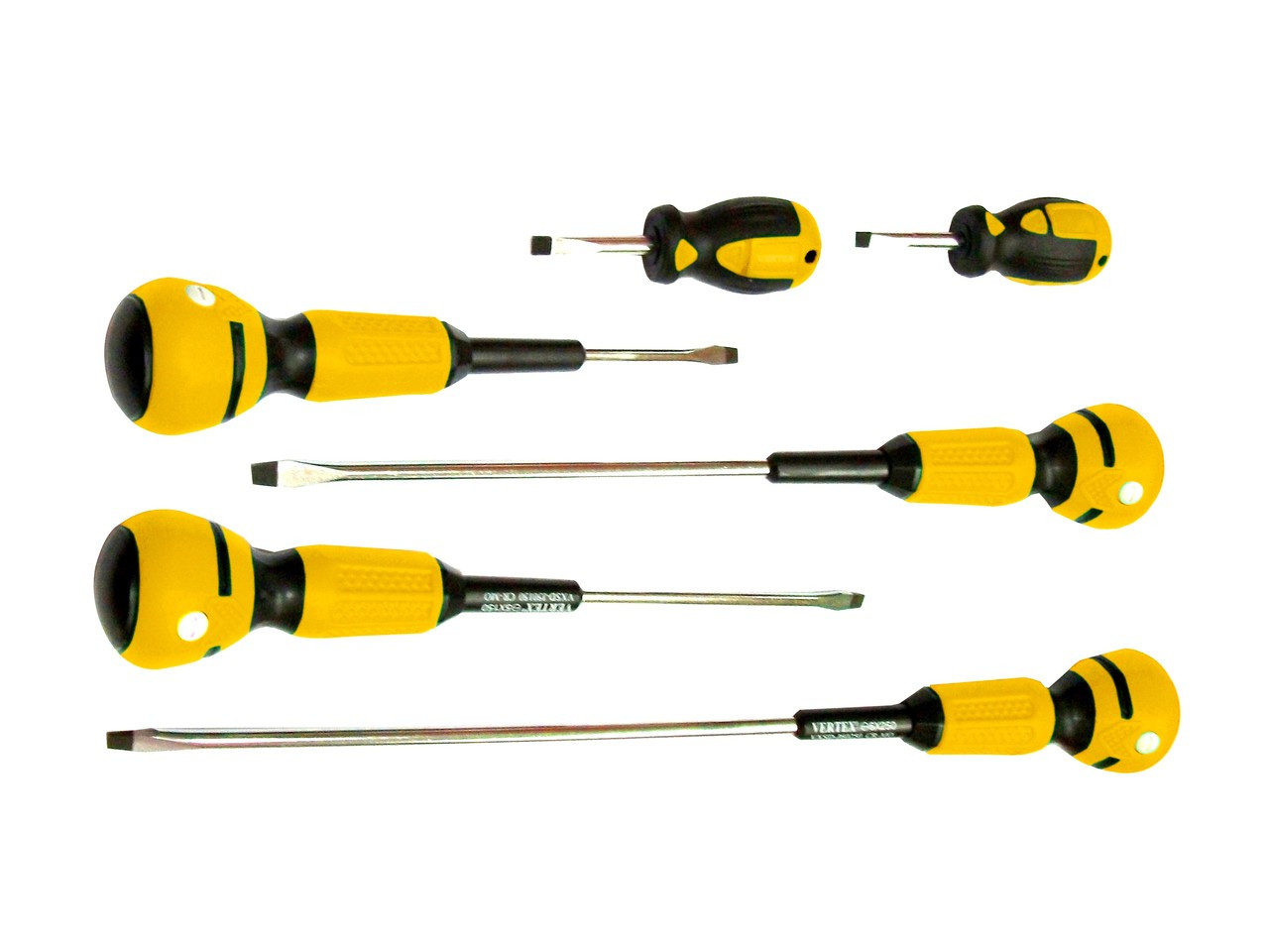 Vertex - Screwdriver Set 6Pcs Slotted - Vxsd-S106 - Apex Trading ...