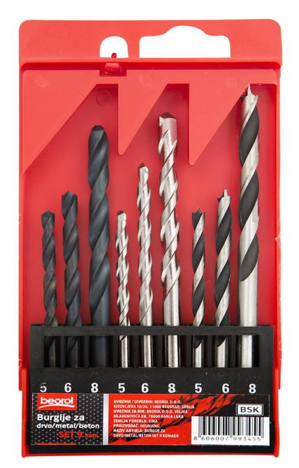 Combination Drills 9Ea/Set~~En - Apex Trading Company WLL