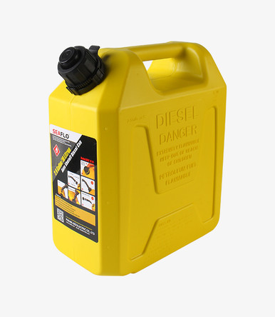 SEFLO Diesel Fuel Can 20L Yellow SFDT-20-01 - Apex Trading Company WLL