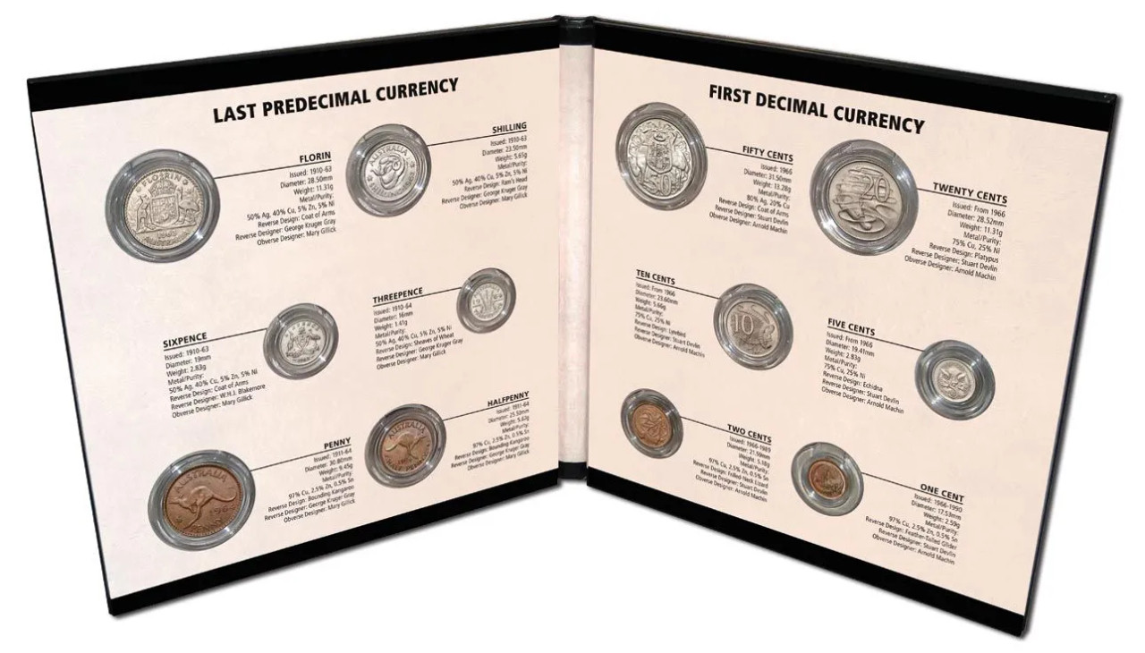 1963/64-1966 Australian Currency Changeover Premium Collection - Town ... 1963/64-1966 Australian Currency Changeover Premium Collection - Town ...