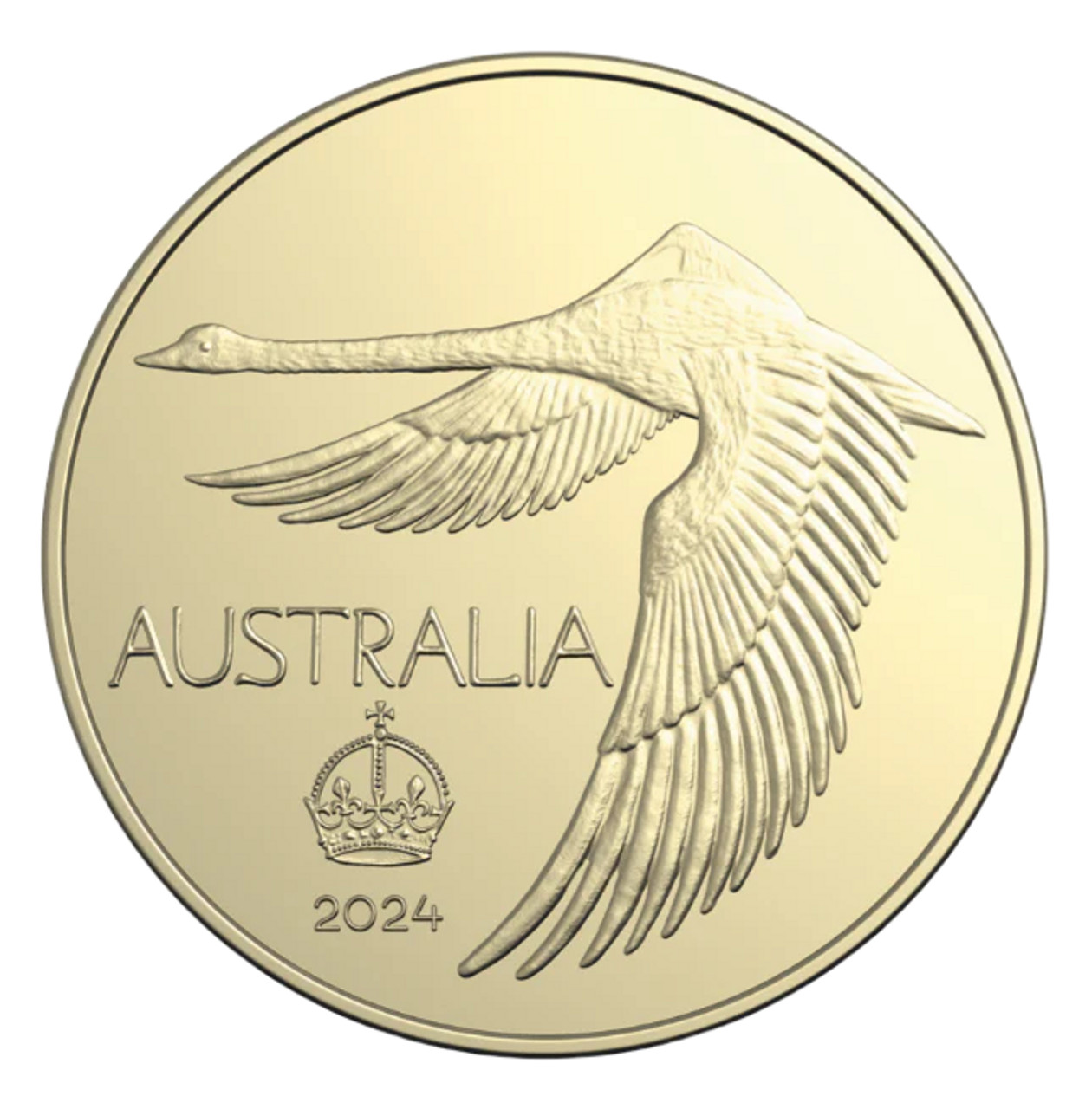 2024 Swan Commemorative Pattern Crown Town Hall Coins And Collectables