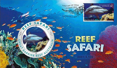 2018 Reef Safari Medallion PNC - Town Hall Coins and Collectables