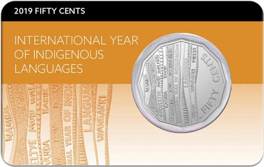 2019 50c International Year of Indigenous Languages UNC Coin - Town ...