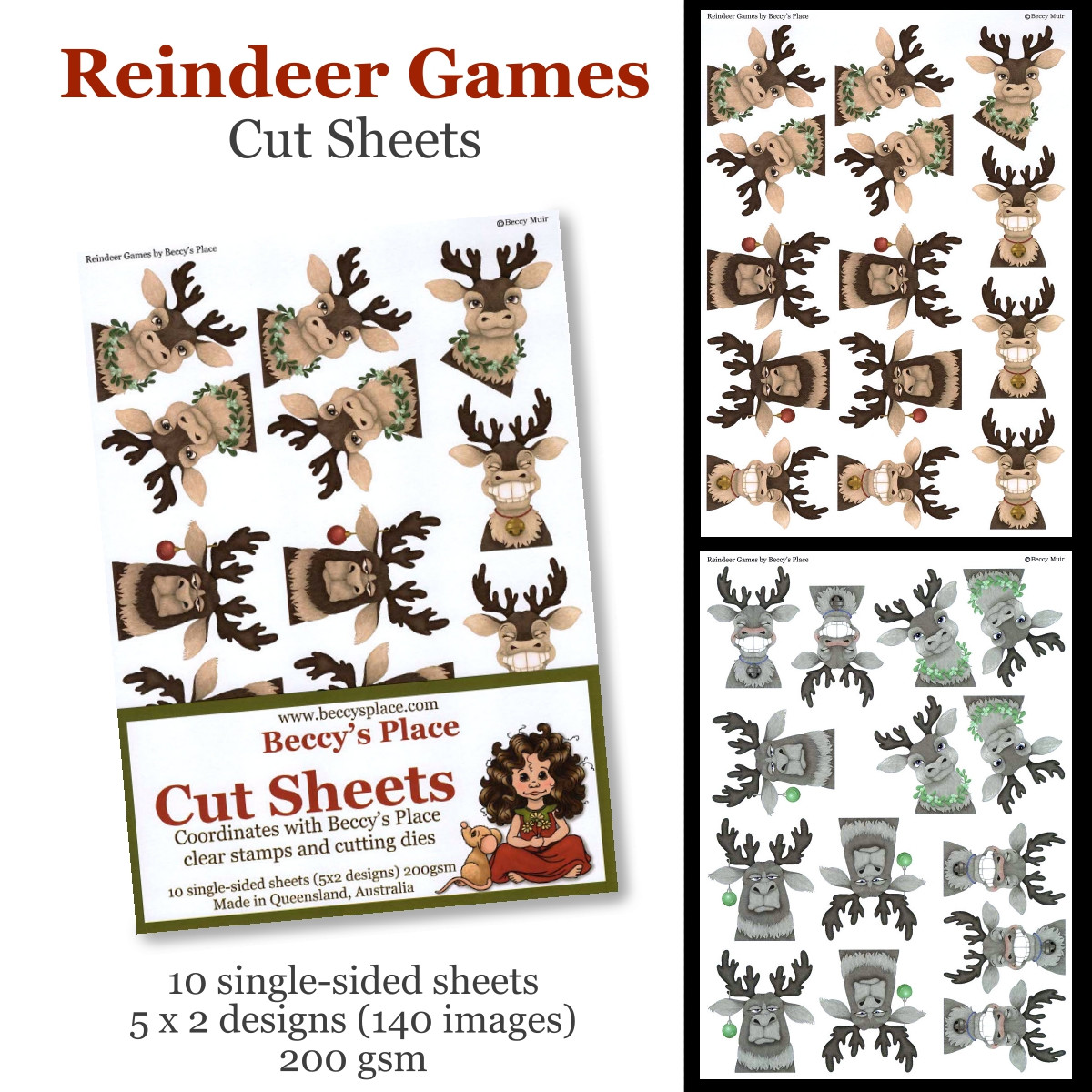 Reindeer Games Cut Sheets