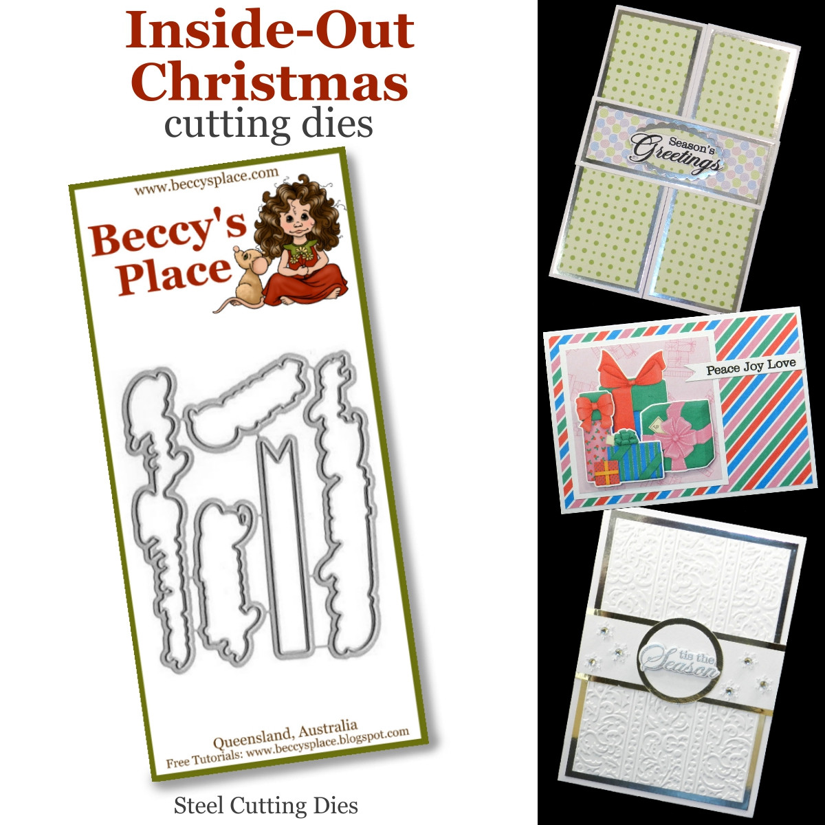 Inside Out Christmas cutting dies