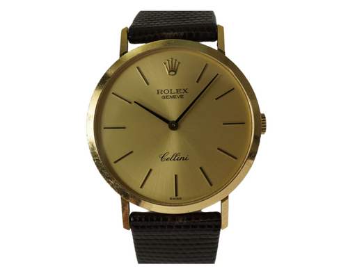 Rolex 4112 Cellini 18k Yellow Gold 1980s