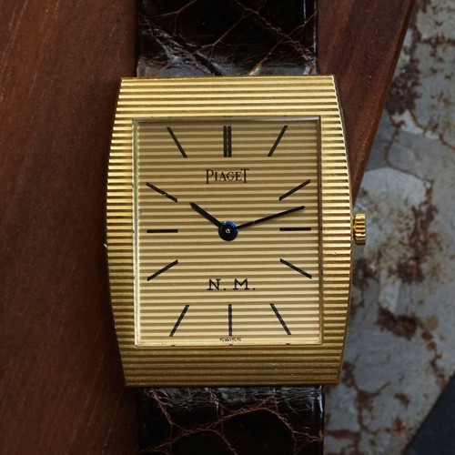 Piaget Ref. 9672 Retailed by Neiman Marcus 18k Gold 1970-80
