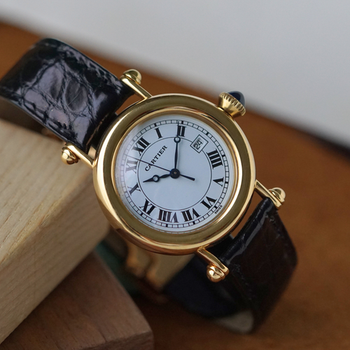 Cartier Diabolo Large 18k Yellow Gold Quartz 2000s