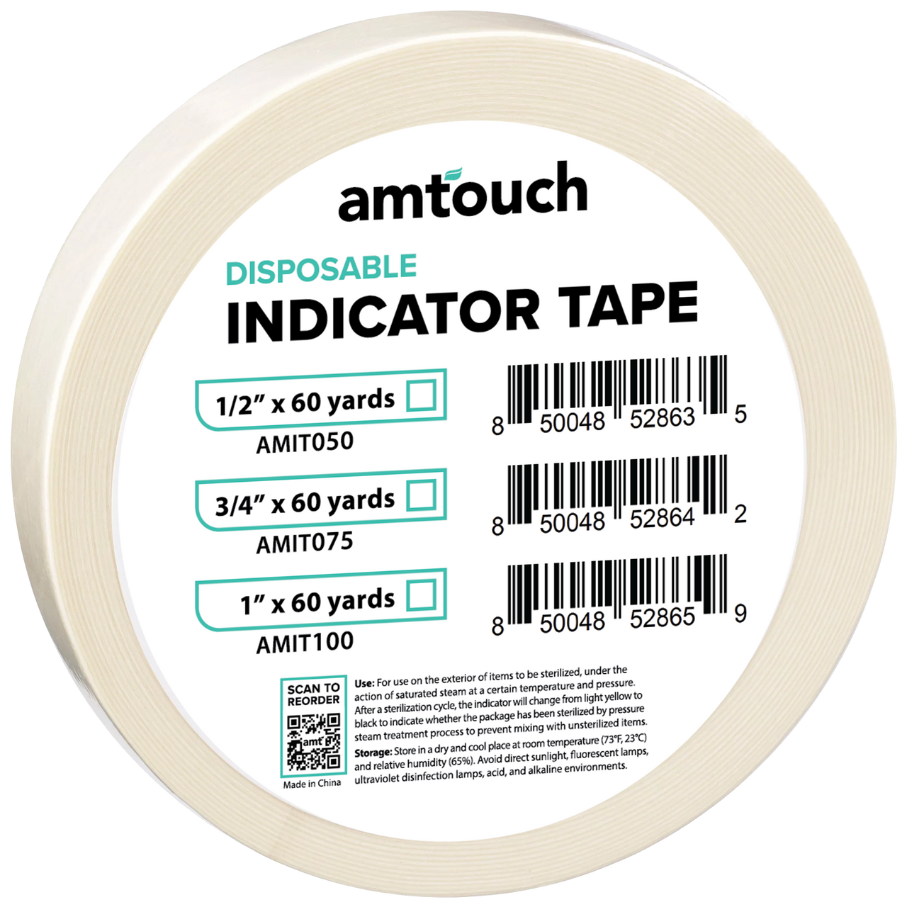 Amtouch Autoclave Indicator Tape