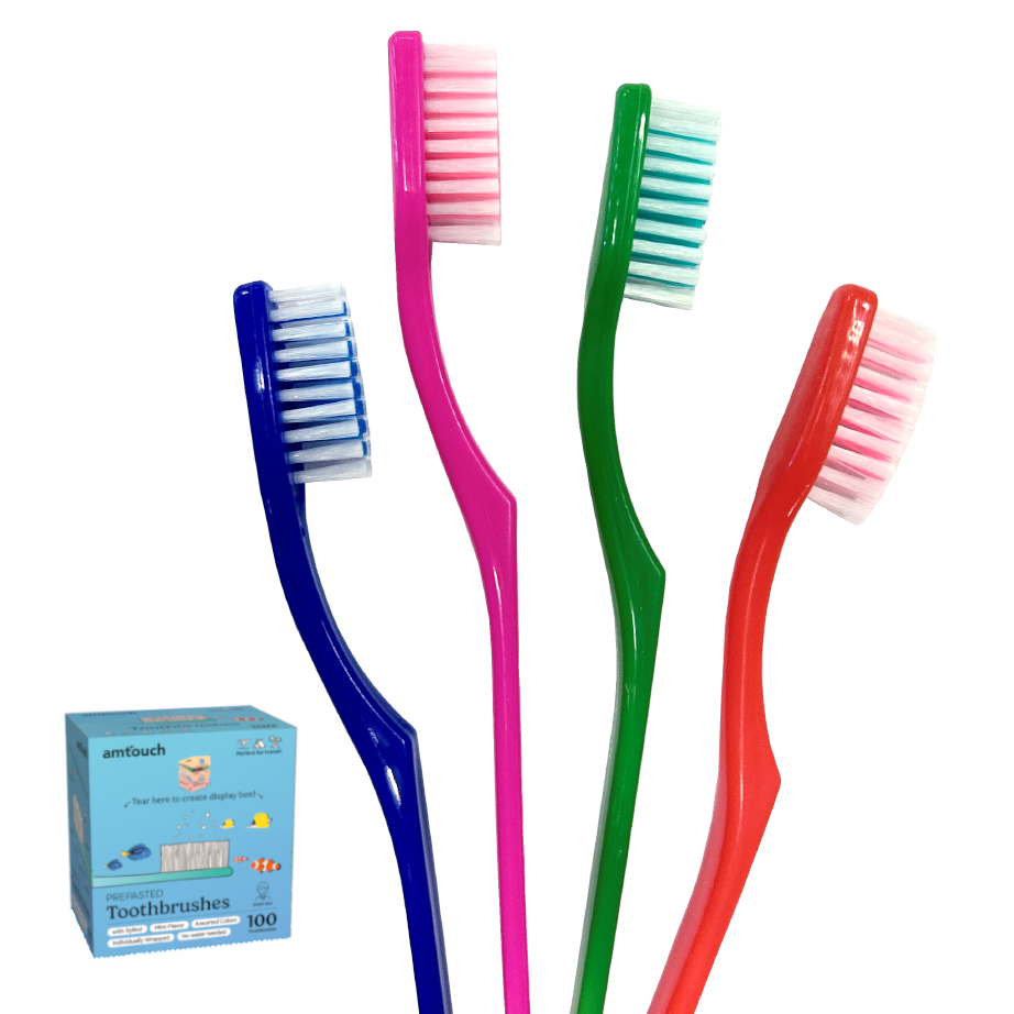 Amtouch Prepasted Disposable Toothbrushes