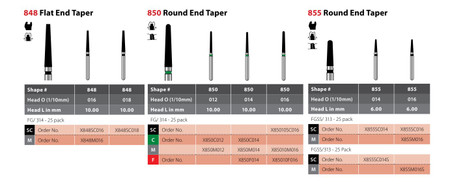 Alpen x1 Single Use Diamond Burs