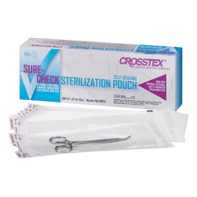 Crosstex Sure-Check Sterilization Pouches