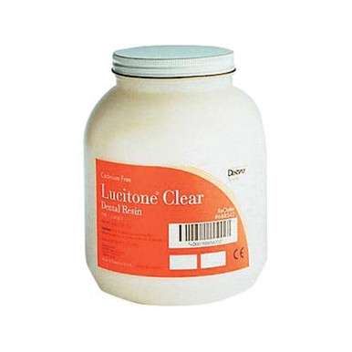 Lucitone Clear Resin 30-Unit Powder w/Seal Bags