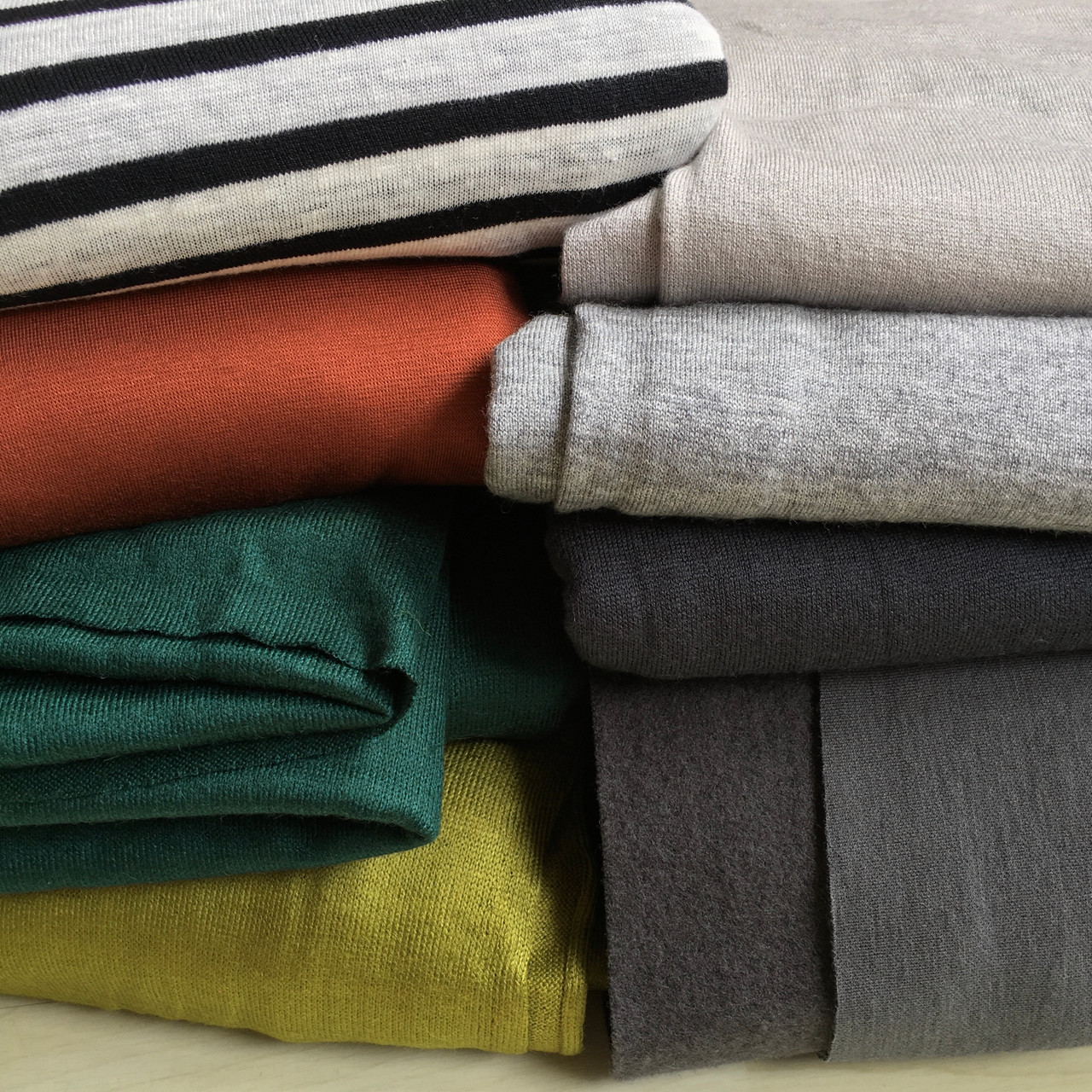 Linen blend jersey 165gsm, by metre - WiththeWeave