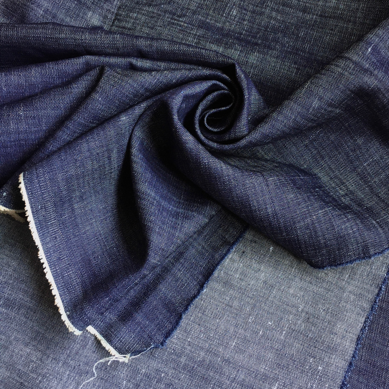216gsm linen cotton denim, by metre - WiththeWeave