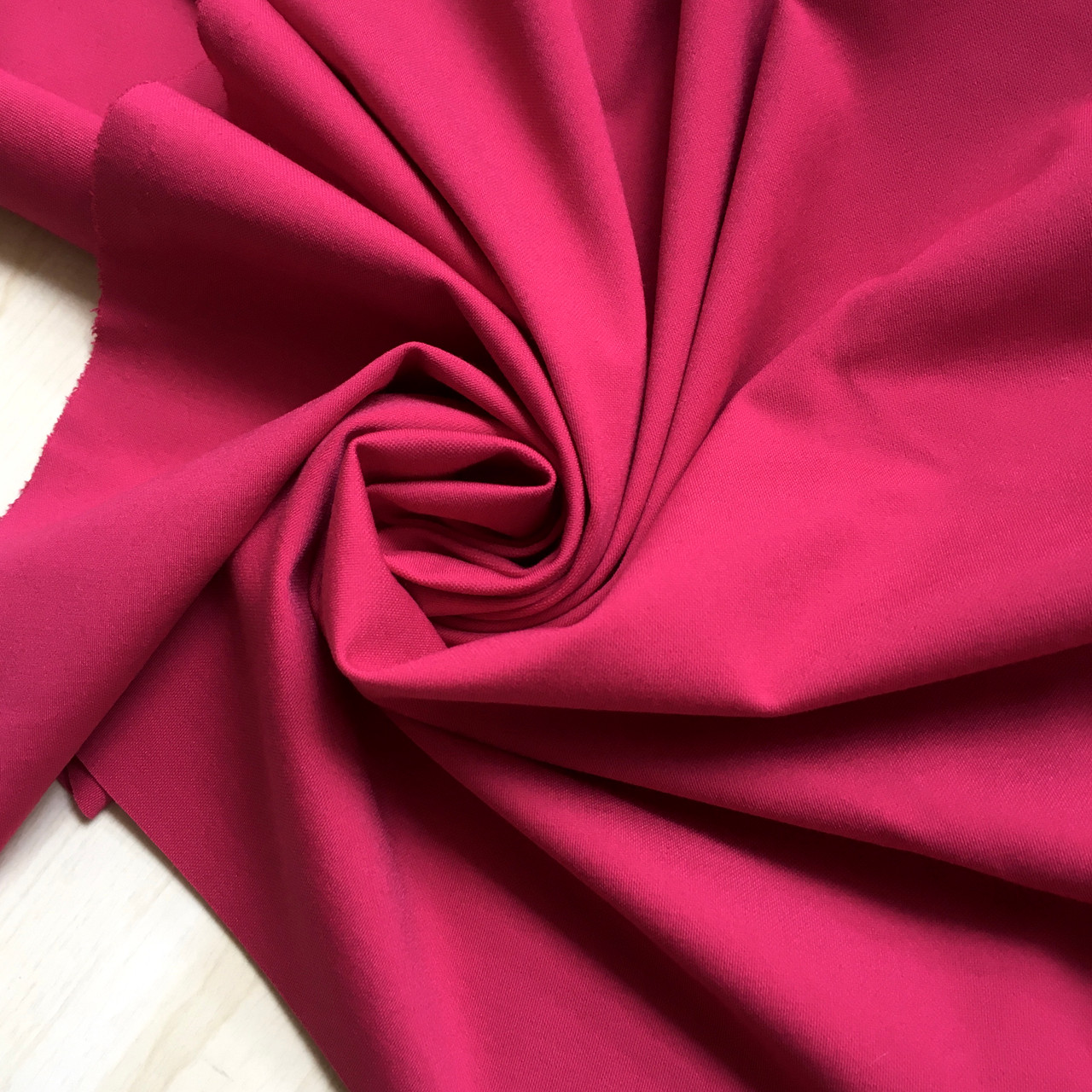 Rayon ponte hot pink 240gsm, by piece - WiththeWeave