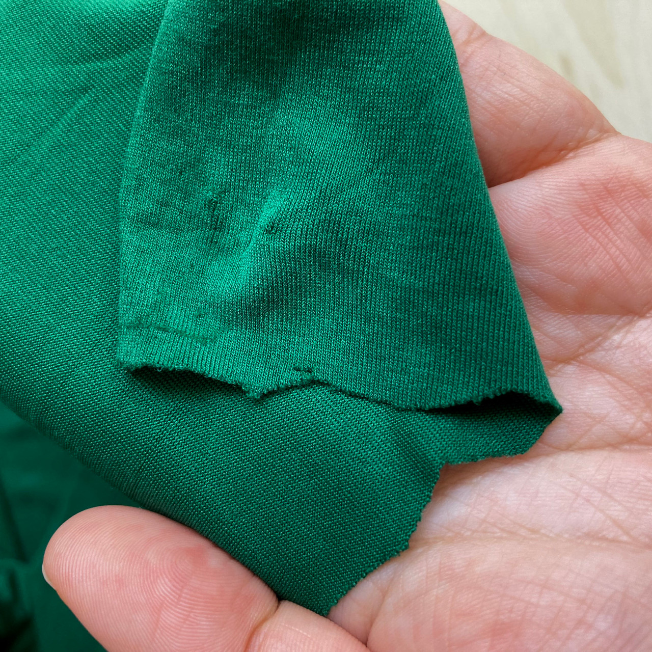 Emerald lyocell blend stretch interlock 200gsm, by metre - WiththeWeave
