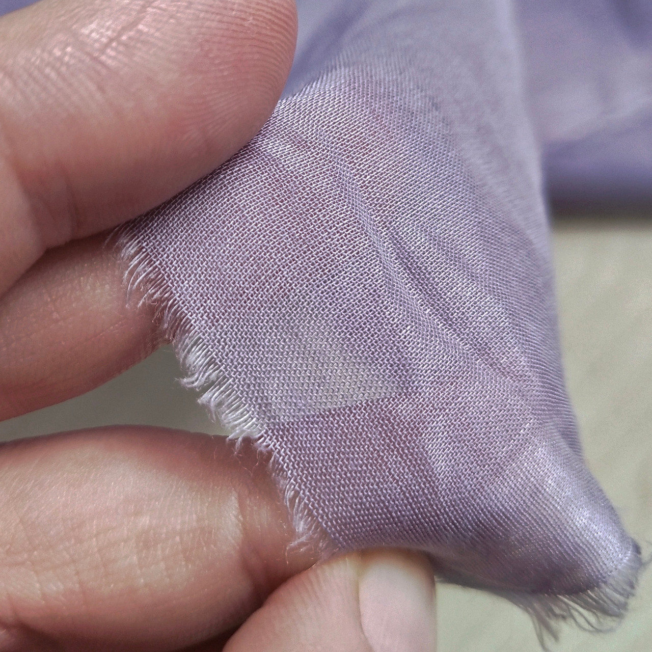 45gsm greyish lavender batiste, by metre - WiththeWeave