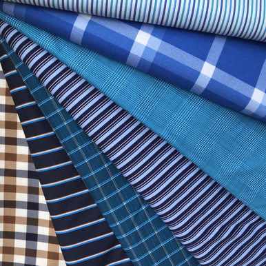 Mercerised cotton interlock sample prints (1) 149-161gsm, by piece ...