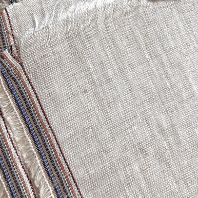 172gsm greige yarn-dyed linen, by piece - WiththeWeave